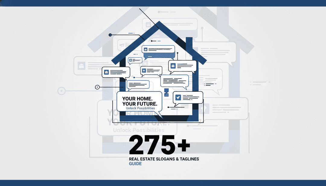 275+ Real Estate Slogans & Realtor Taglines (Guide)